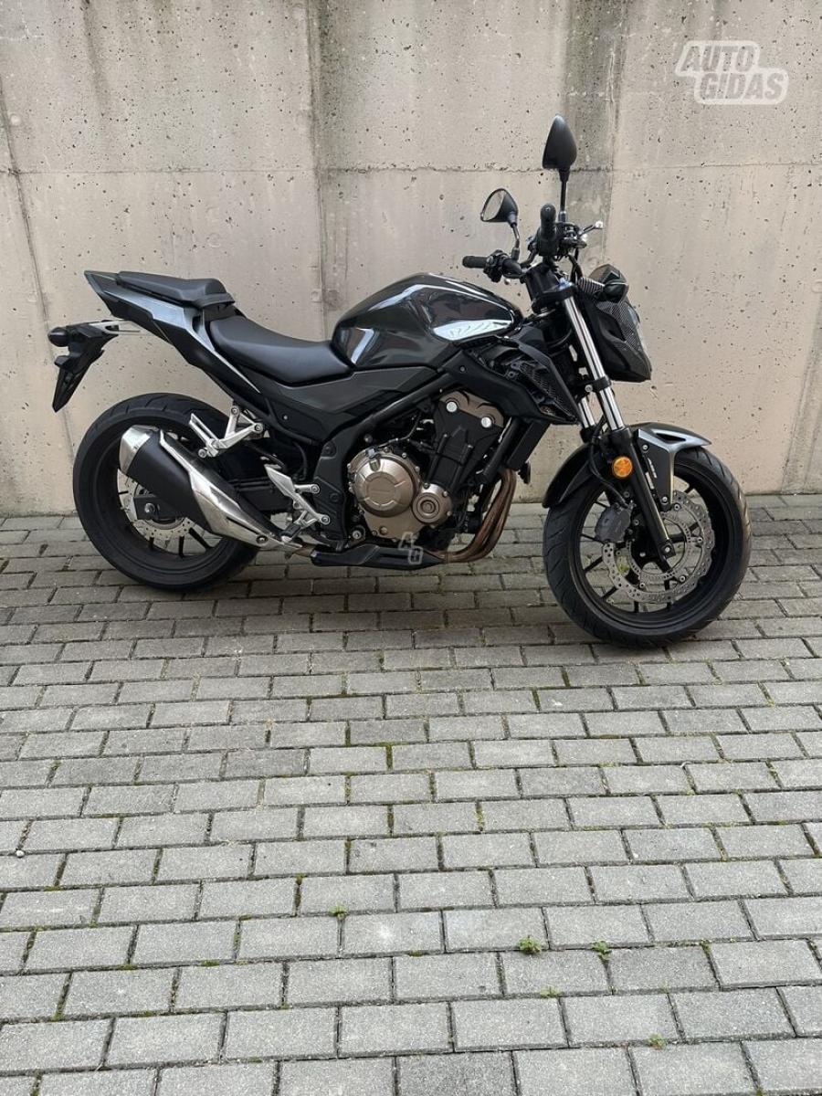 Black Honda CB 500F 2017 in Klaipeda, with an engine capacity of 0.50 L and mileage of 8 thousand km for 3850 €, photo 8 on AUTOMOTO.COM.LV
