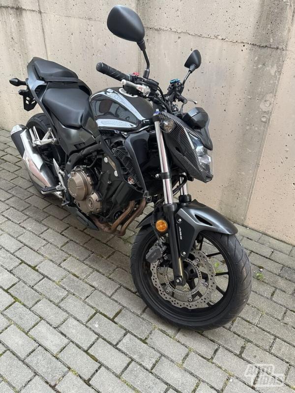 Melns Honda CB 500F 2017 Klaipėda, ar dzinēja tilpumu 0.50 L un nobraukumu 8 tūkst. km par 3900 €, foto 8 vietnē AUTOMOTO.COM.LV