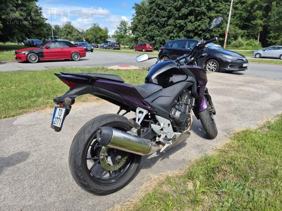 Honda CB 500F 2014 in Riga, with an engine capacity of 0.50 L and mileage of 0 thousand km for 2800 €, photo 5 on AUTOMOTO.COM.LV