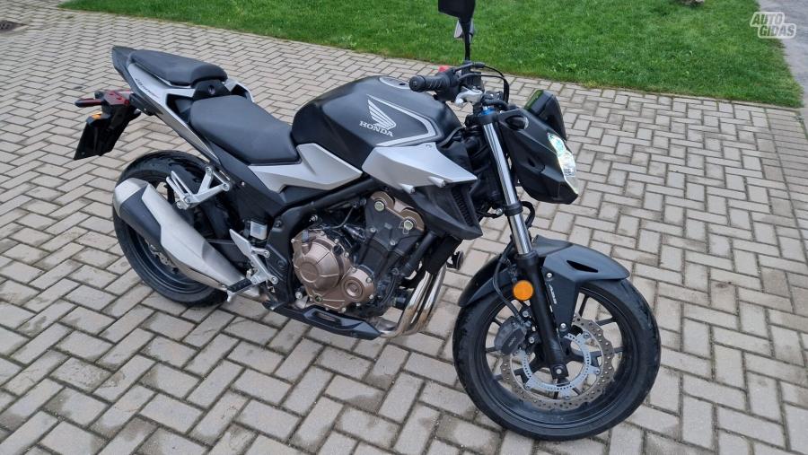 Honda CB 500F 2019 Kauņa, ar dzinēja tilpumu 0.47 L un nobraukumu 5 tūkst. km par 4800 €, foto 1 vietnē AUTOMOTO.COM.LV