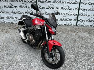 Red Honda CB 500F 2019 in Vilnius, with an engine capacity of 0.47 L and mileage of 16 thousand km for 4850 €, photo  on AUTOMOTO.COM.LV
