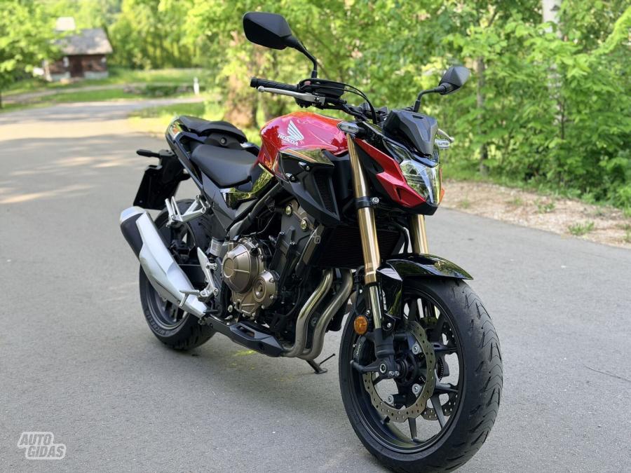 Красный Хонда CB 500F 2023 в Утена, объемом двигателя 0.47 л и пробегом 827 тыс. км за 5500 €, фото 4 на AUTOMOTO.COM.LV
