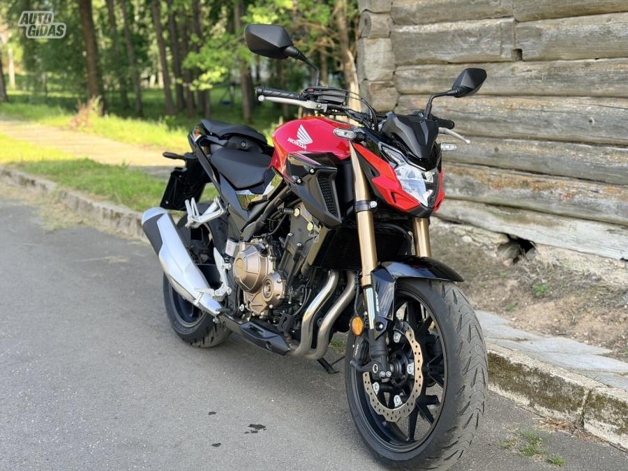 Красный Хонда CB 500F 2023 в Утена, объемом двигателя 0.47 л и пробегом 827 тыс. км за 5500 €, фото 10 на AUTOMOTO.COM.LV