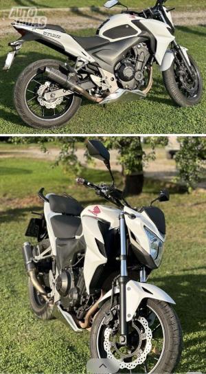 Balts Honda CB 500F 2013 Alīta, ar dzinēja tilpumu 0.50 L un nobraukumu 52 tūkst. km par 3200 €, foto 4 vietnē AUTOMOTO.COM.LV