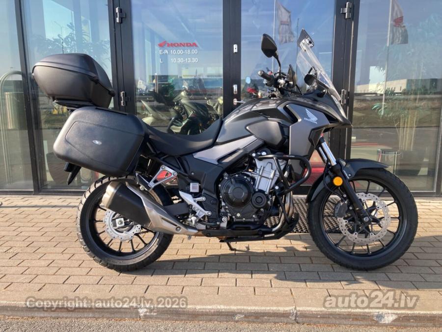 Black Honda CB 500X 2019 in Tallinn, with an engine capacity of 0.00 L and mileage of 21 thousand km for 4950 €, photo 2 on AUTOMOTO.COM.LV
