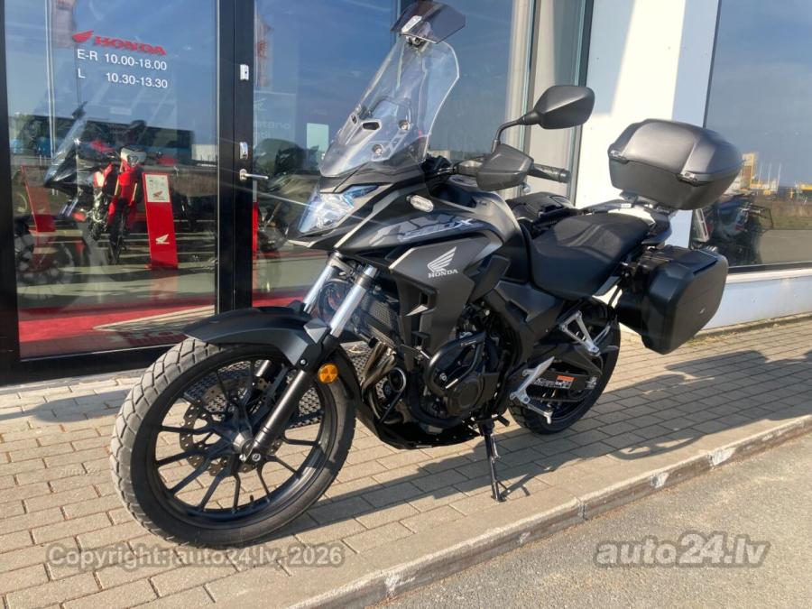 Black Honda CB 500X 2019 in Tallinn, with an engine capacity of 0.00 L and mileage of 21 thousand km for 4950 €, photo 3 on AUTOMOTO.COM.LV