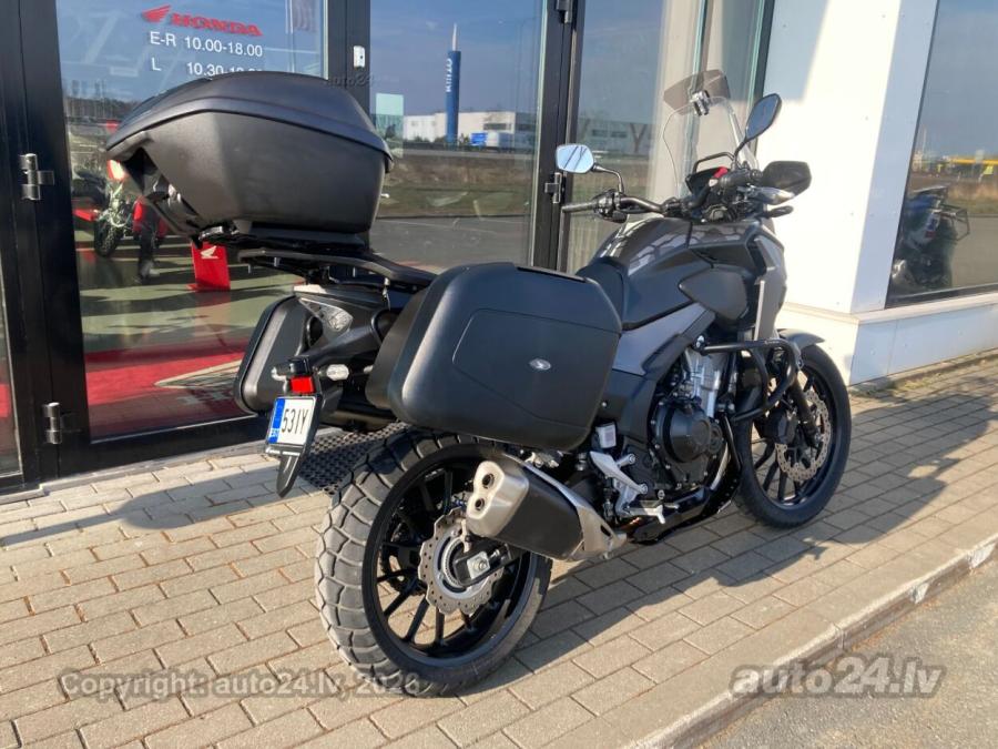 Black Honda CB 500X 2019 in Tallinn, with an engine capacity of 0.00 L and mileage of 21 thousand km for 4950 €, photo 7 on AUTOMOTO.COM.LV