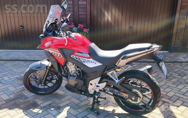Honda CB 500X 2016 in Ogre, with an engine capacity of 0.50 L and mileage of 0 thousand km for 4800 €, photo 1 on AUTOMOTO.COM.LV