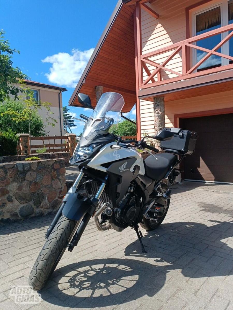Honda CB 500X 2020 in Mazeikiai, with an engine capacity of 0.50 L and mileage of 33 thousand km for 4800 €, photo 3 on AUTOMOTO.COM.LV