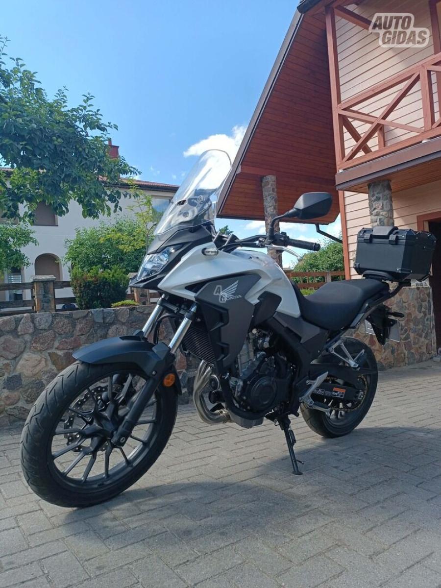 Honda CB 500X 2020 in Mazeikiai, with an engine capacity of 0.50 L and mileage of 33 thousand km for 4800 €, photo 4 on AUTOMOTO.COM.LV