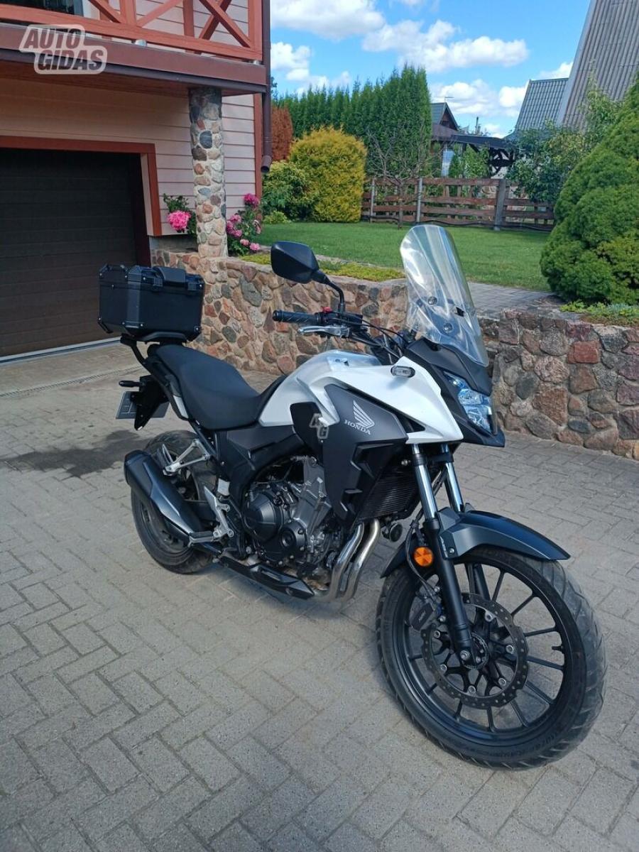 Honda CB 500X 2020 in Mazeikiai, with an engine capacity of 0.50 L and mileage of 33 thousand km for 4800 €, photo 6 on AUTOMOTO.COM.LV