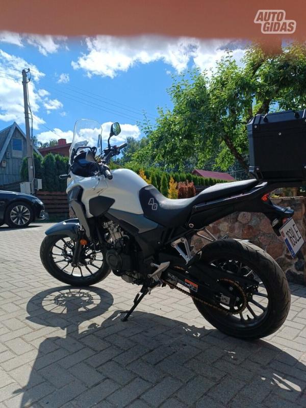 Honda CB 500X 2020 in Mazeikiai, with an engine capacity of 0.50 L and mileage of 33 thousand km for 4800 €, photo 9 on AUTOMOTO.COM.LV