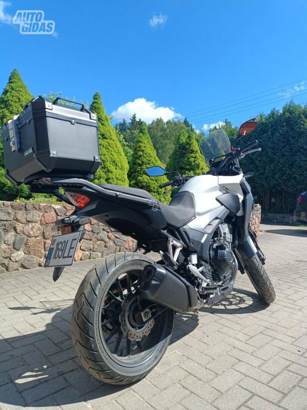 Honda CB 500X 2020 in Mazeikiai, with an engine capacity of 0.50 L and mileage of 33 thousand km for 4800 €, photo 10 on AUTOMOTO.COM.LV