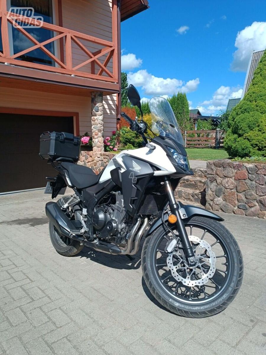 Honda CB 500X 2020 in Mazeikiai, with an engine capacity of 0.50 L and mileage of 33 thousand km for 4800 €, photo 13 on AUTOMOTO.COM.LV