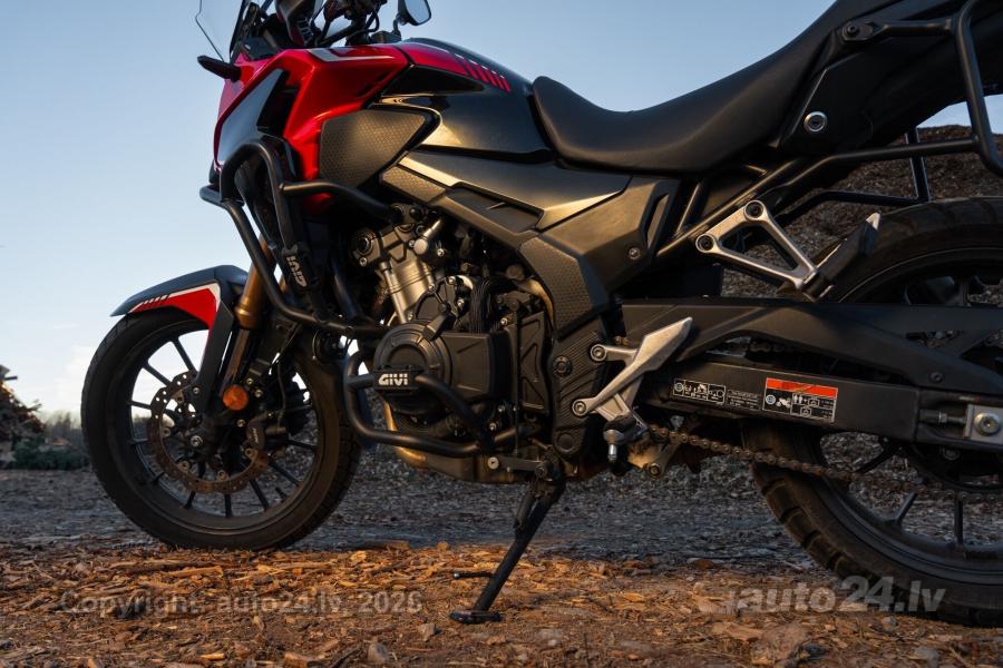Красный Хонда CB 500X 2023 в Таллин, объемом двигателя 0.47 л и пробегом 29 тыс. км за 5400 €, фото 6 на AUTOMOTO.COM.LV