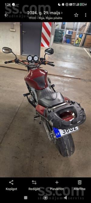 Хонда CB 600F 2000 в Рига, объемом двигателя 0.60 л и пробегом 0 тыс. км за 1100 €, фото 3 на AUTOMOTO.COM.LV