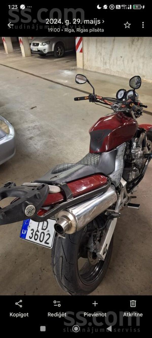 Honda CB 600F 2000 in Riga, with an engine capacity of 0.60 L and mileage of 0 thousand km for 1100 €, photo 3 on AUTOMOTO.COM.LV