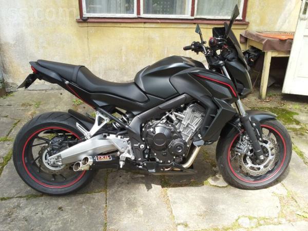 Honda CB 650F 2014 Rīga, ar dzinēja tilpumu 0.65 L un nobraukumu 0 tūkst. km par 5400 €, foto 1 vietnē AUTOMOTO.COM.LV
