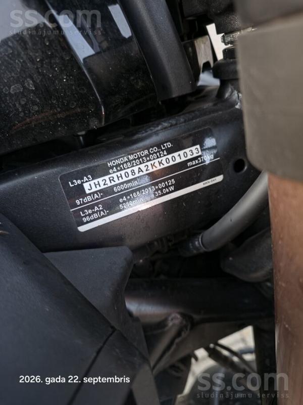 Honda CB 650RA 2020 Rīga, ar dzinēja tilpumu 0.65 L un nobraukumu 0 tūkst. km par 5500 €, foto 8 vietnē AUTOMOTO.COM.LV