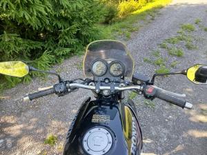 Black Honda CB 1993 in Vilnius, with an engine capacity of 0.50 L and mileage of 26 thousand km for 1450 €, photo 8 on AUTOMOTO.COM.LV