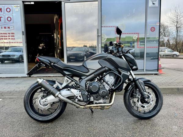 Melns Honda CB 2015 Viļņa, ar dzinēja tilpumu 0.65 L un nobraukumu 14 tūkst. km par 4199 €, foto 7 vietnē AUTOMOTO.COM.LV