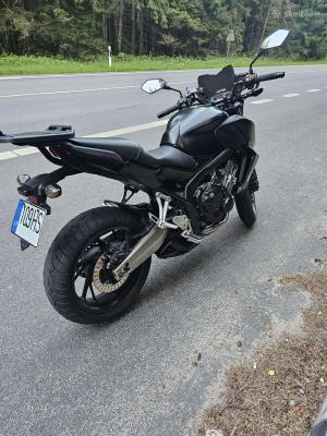 Black Honda CB 2015 in Kretinga, with an engine capacity of 0.65 L and mileage of 26 thousand km for 3900 €, photo  on AUTOMOTO.COM.LV