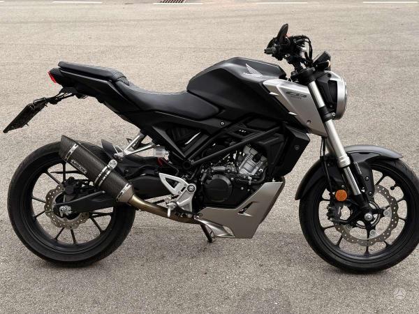 Melns Honda CB 2019 Jurbarkas, ar dzinēja tilpumu 0.13 L un nobraukumu 18 tūkst. km par 3000 €, foto 2 vietnē AUTOMOTO.COM.LV