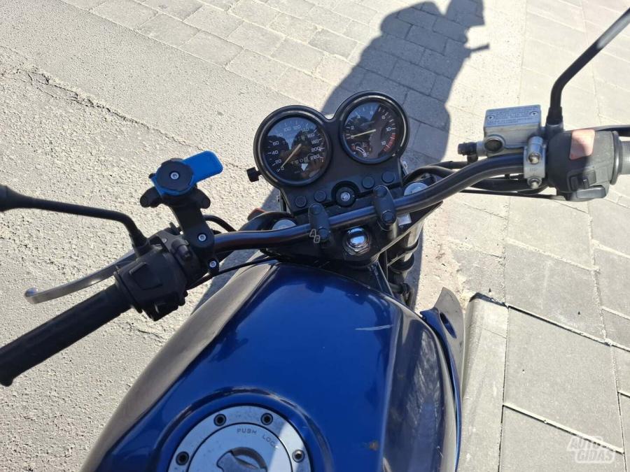 Blue Honda CB 1997 in Vilnius, with an engine capacity of 0.50 L and mileage of 73 thousand km for 1500 €, photo 11 on AUTOMOTO.COM.LV