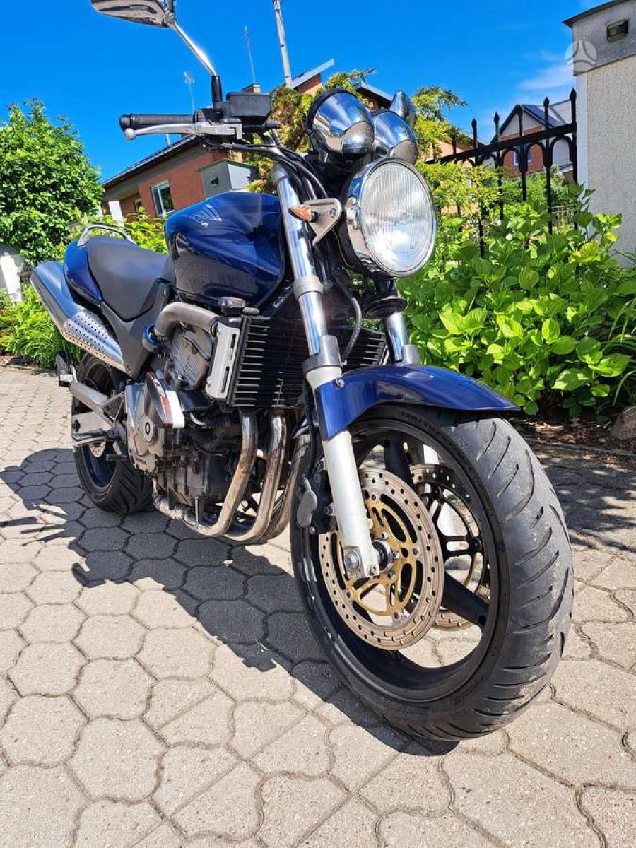 Blue Honda CB 2003 in Pasvalys, with an engine capacity of 0.60 L and mileage of 53 thousand km for 1950 €, photo 7 on AUTOMOTO.COM.LV
