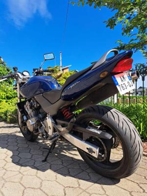 Blue Honda CB 2003 in Pasvalys, with an engine capacity of 0.60 L and mileage of 53 thousand km for 1950 €, photo 8 on AUTOMOTO.COM.LV