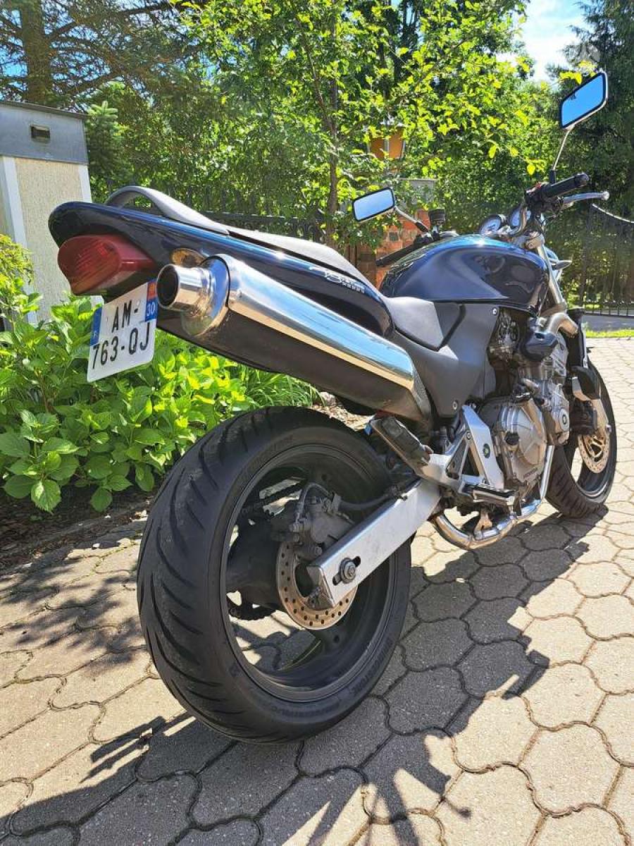 Blue Honda CB 2003 in Pasvalys, with an engine capacity of 0.60 L and mileage of 53 thousand km for 1950 €, photo 10 on AUTOMOTO.COM.LV