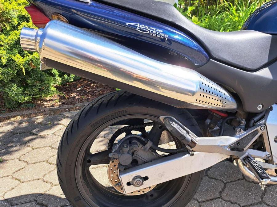 Blue Honda CB 2003 in Pasvalys, with an engine capacity of 0.60 L and mileage of 53 thousand km for 1950 €, photo 20 on AUTOMOTO.COM.LV