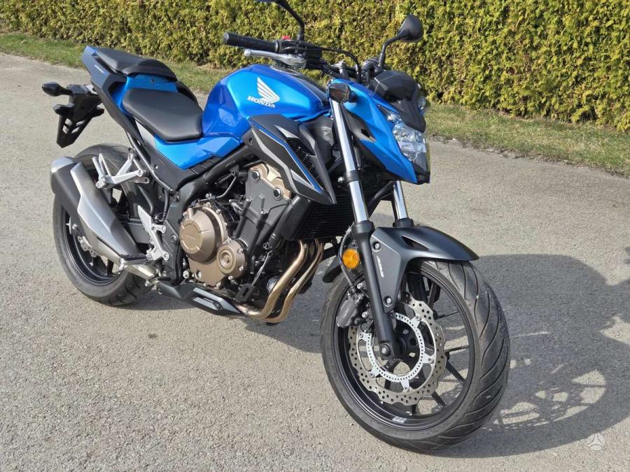 Blue Honda CB 2019 in Marijampole, with an engine capacity of 0.50 L and mileage of 2 thousand km for 6300 €, photo 7 on AUTOMOTO.COM.LV