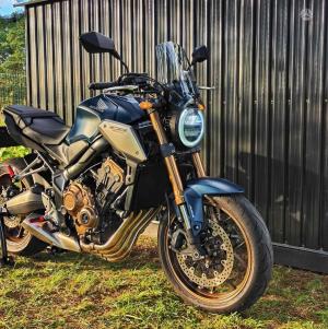Zils Honda CB 2022 Druskininkai, ar dzinēja tilpumu 0.65 L un nobraukumu 8 tūkst. km par 6550 €, foto 3 vietnē AUTOMOTO.COM.LV