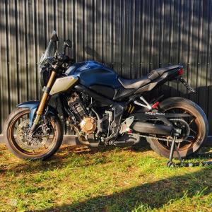 Zils Honda CB 2022 Druskininkai, ar dzinēja tilpumu 0.65 L un nobraukumu 8 tūkst. km par 6550 €, foto 5 vietnē AUTOMOTO.COM.LV