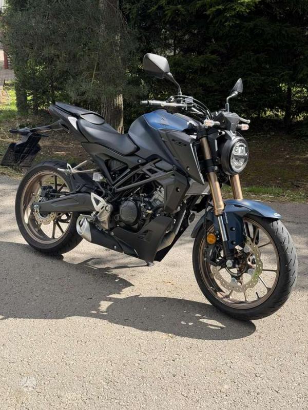 Blue Honda CB 2025 in Pasvalys, with an engine capacity of 0.13 L and mileage of 4 thousand km for 3850 €, photo 1 on AUTOMOTO.COM.LV