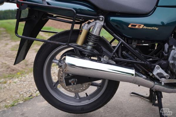 Zaļš Honda CB 1992 Akmenė, ar dzinēja tilpumu 0.75 L un nobraukumu 55 tūkst. km par 1650 €, foto 11 vietnē AUTOMOTO.COM.LV