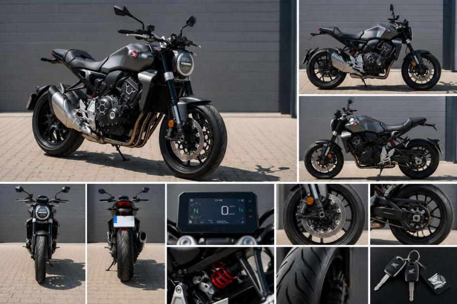 Grey Honda CB 2020 in Kaunas, with an engine capacity of 1.00 L and mileage of 10 thousand km for 8650 €, photo 1 on AUTOMOTO.COM.LV