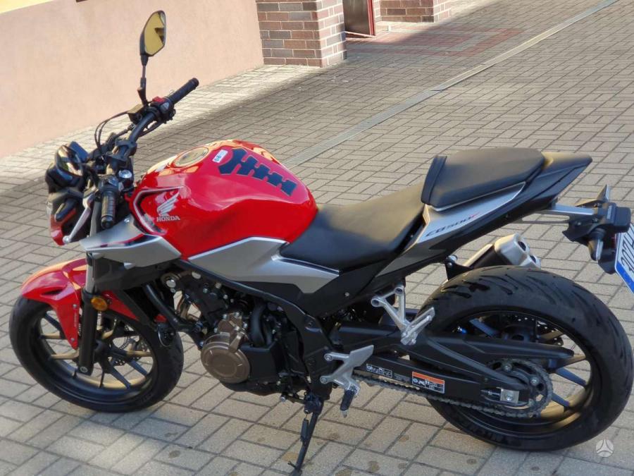 Honda CB 2019 in Raseiniai, with an engine capacity of 0.50 L and mileage of 4 thousand km for 4400 €, photo 4 on AUTOMOTO.COM.LV