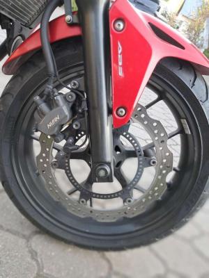 Red Honda CB 2013 in Pasvalys, with an engine capacity of 0.50 L and mileage of 17 thousand km for 2950 €, photo 14 on AUTOMOTO.COM.LV