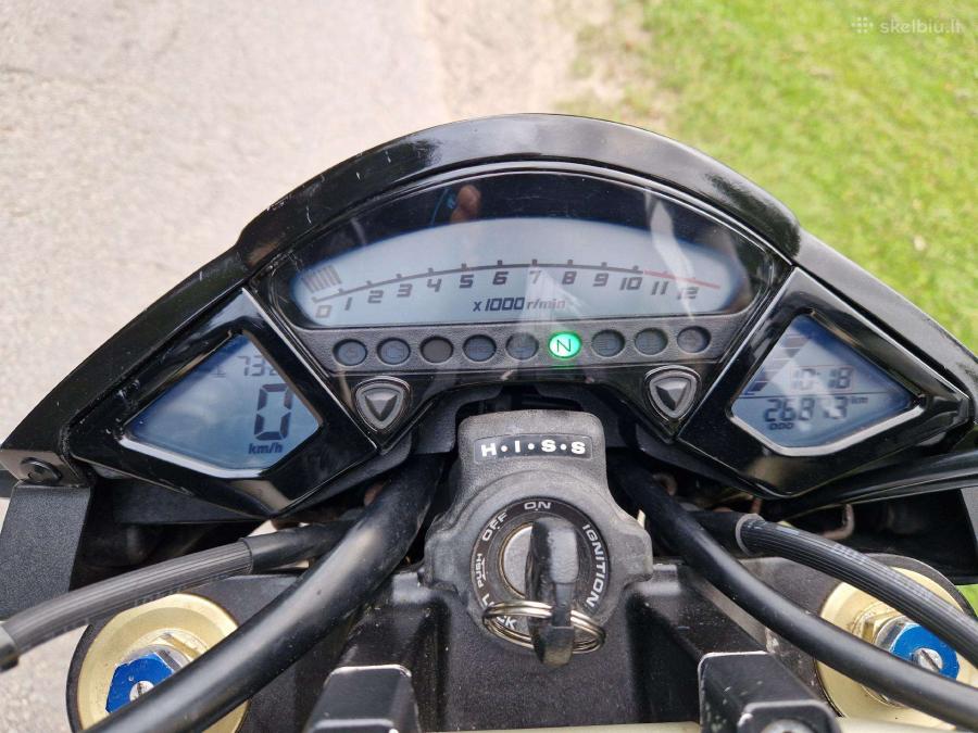 White Honda CB 2013 in Siauliai, with an engine capacity of 1.00 L and mileage of 27 thousand km for 4700 €, photo 12 on AUTOMOTO.COM.LV