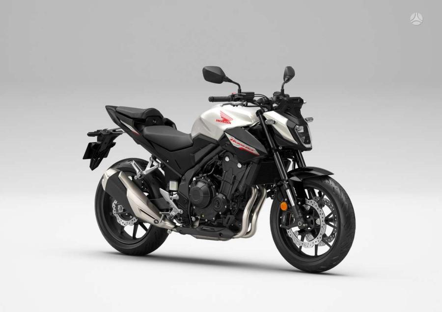 White Honda CB 2026 in Vilnius, with an engine capacity of 0.50 L and mileage of 0 thousand km for 7450 €, photo 13 on AUTOMOTO.COM.LV