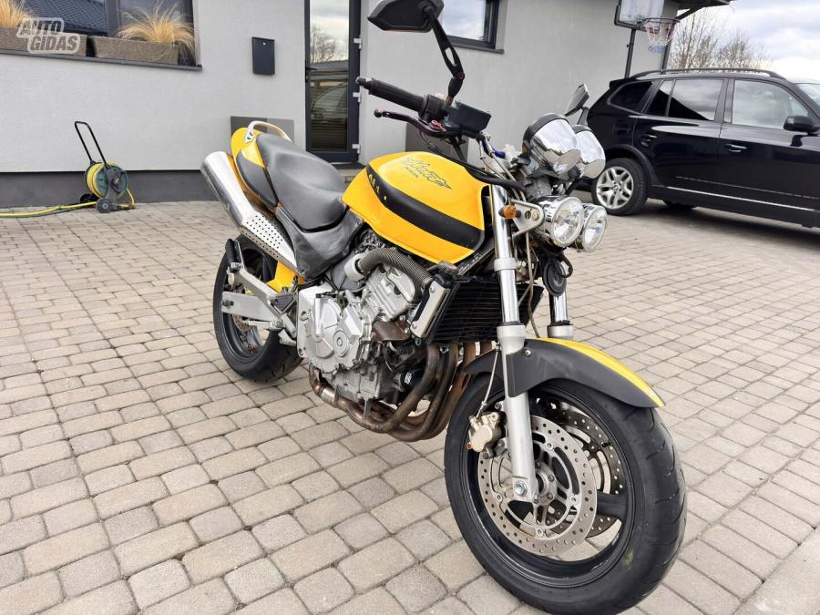 Yellow Honda CB 1998 in Vilnius, with an engine capacity of 0.60 L and mileage of 58 thousand km for 1000 €, photo 7 on AUTOMOTO.COM.LV