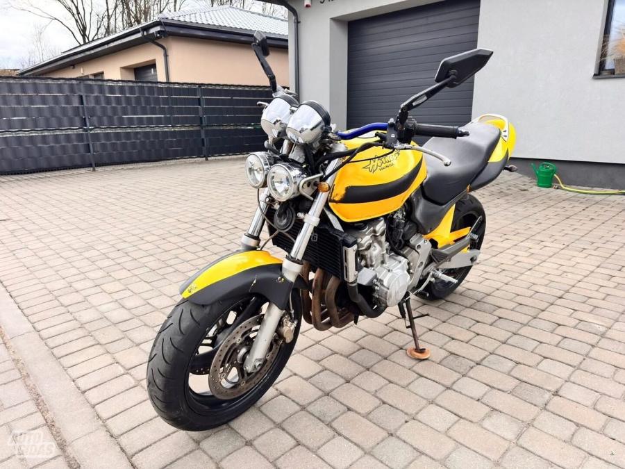 Yellow Honda CB 1998 in Vilnius, with an engine capacity of 0.60 L and mileage of 58 thousand km for 1000 €, photo 9 on AUTOMOTO.COM.LV