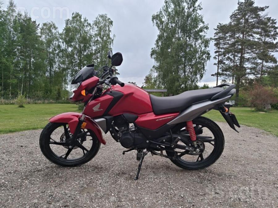 Honda CBF 125M 2022 in Talsi, with an engine capacity of 0.13 L and mileage of 0 thousand km for 2200 €, photo 1 on AUTOMOTO.COM.LV
