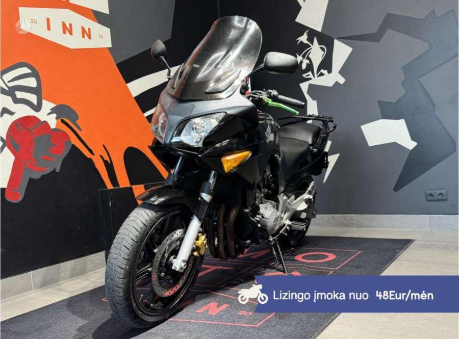 Melns Honda CBF 2005 Viļņa, ar dzinēja tilpumu 0.60 L un nobraukumu 37 tūkst. km par 2299 €, foto 1 vietnē AUTOMOTO.COM.LV