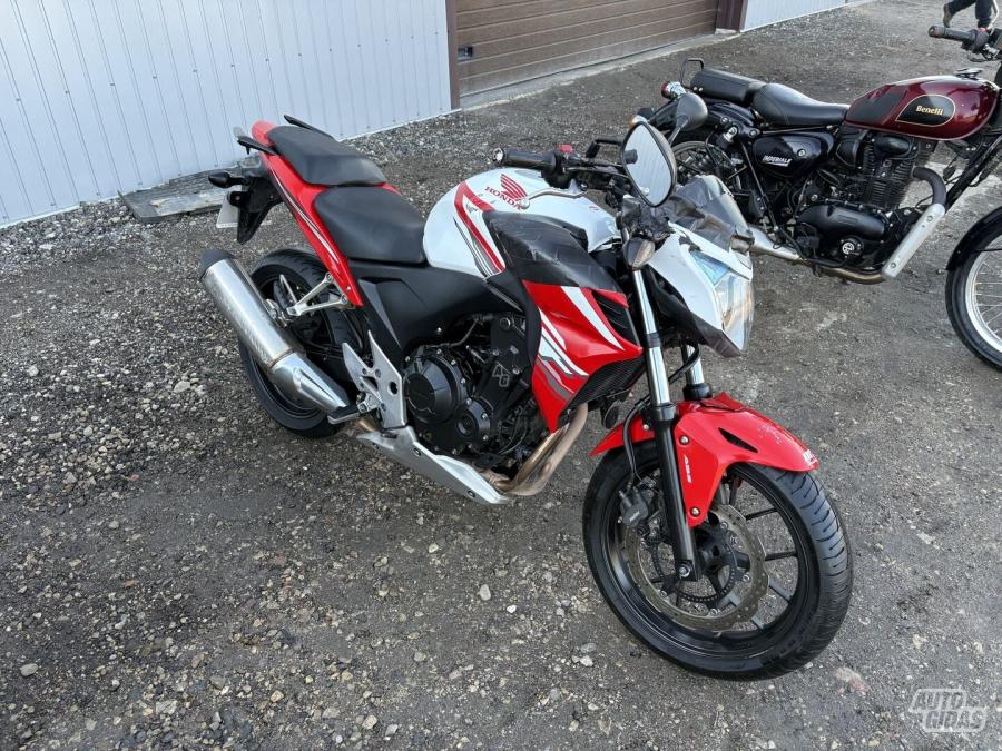 Honda CBF 2015 in Kelme, with an engine capacity of 0.50 L and mileage of 47 thousand km for 1630 €, photo 1 on AUTOMOTO.COM.LV