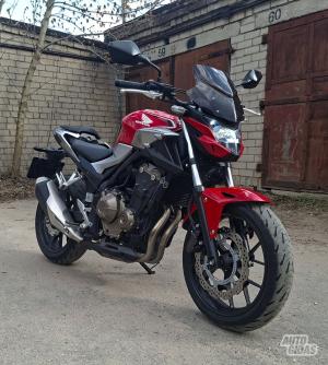 Honda CBF 2019 in Vilnius, with an engine capacity of 0.50 L and mileage of 17 thousand km for 4500 €, photo  on AUTOMOTO.COM.LV