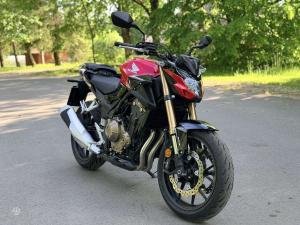 Red Honda CBF 2023 in Utena, with an engine capacity of 0.47 L and mileage of 1 thousand km for 5500 €, photo  on AUTOMOTO.COM.LV