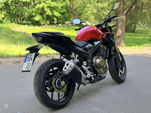 Red Honda CBF 2023 in Utena, with an engine capacity of 0.47 L and mileage of 1 thousand km for 5500 €, photo 5 on AUTOMOTO.COM.LV